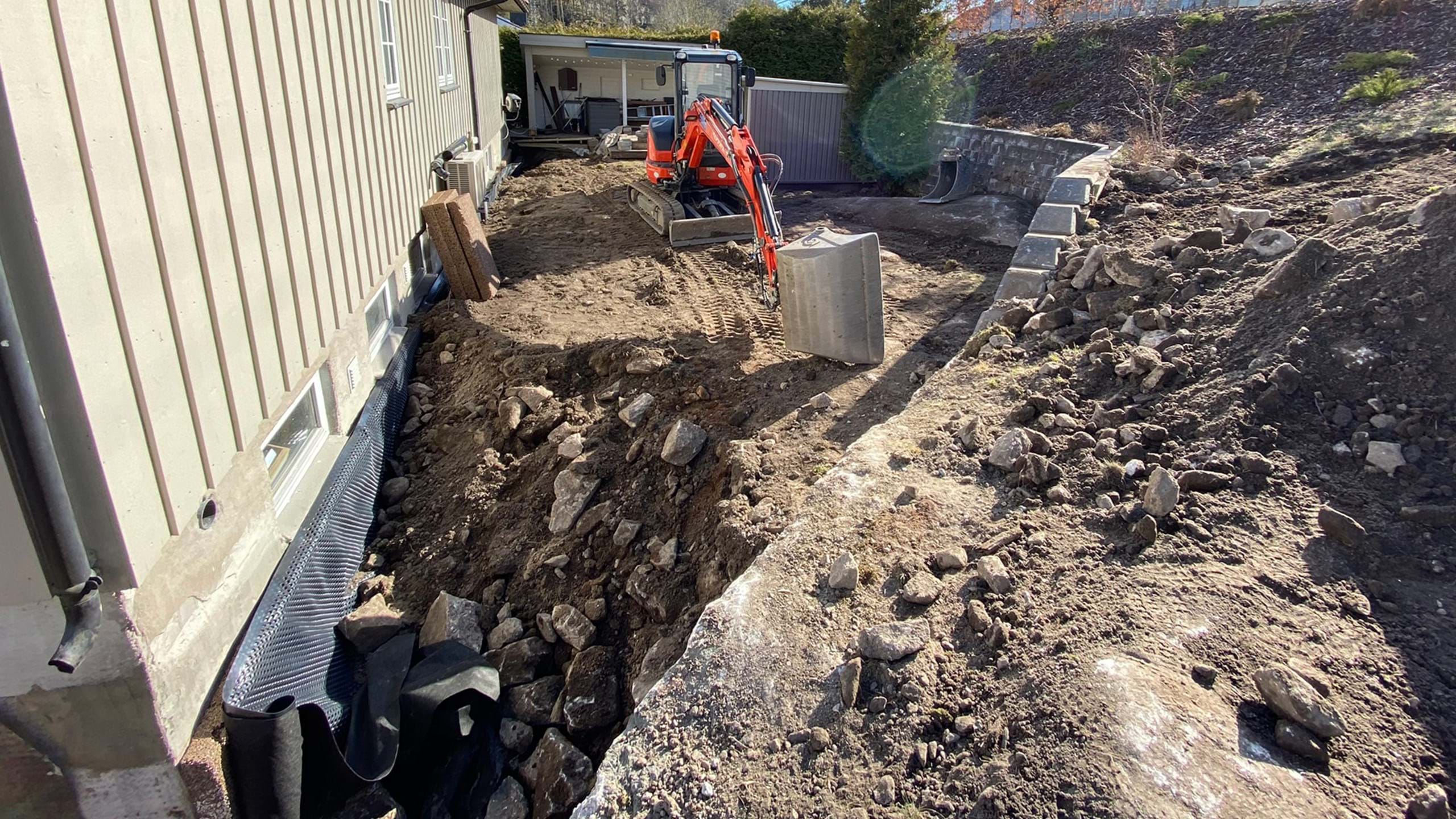 Drenering rundt huset - skolt-pukk.no